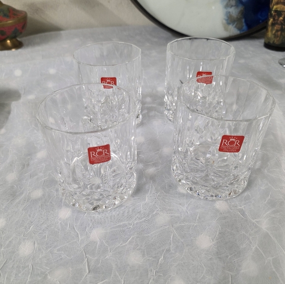 RCR | Dining | Set Of 4 Rcr Opera Crystal Whisky Tumblers Luxion Eco ...